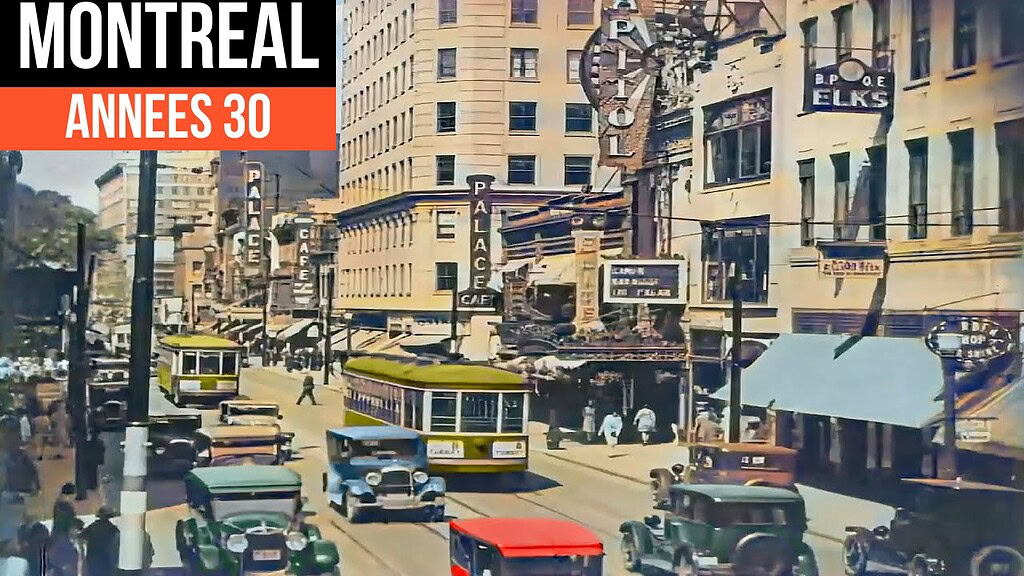 Un vidéo pour découvrir le Montréal des années 30...
