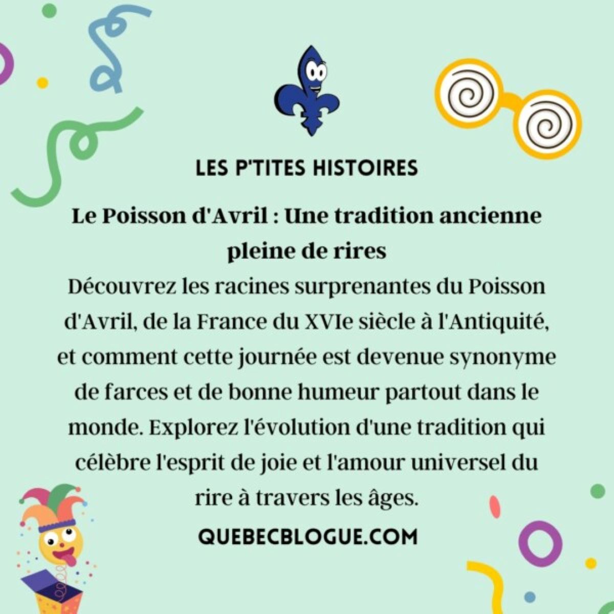 Histoire et origine du 1er Avril : Le Poisson d'Avril
